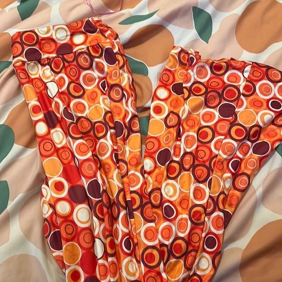 SHEIN | Pants & Jumpsuits | Sheinpatterned Flarepants | Poshmark